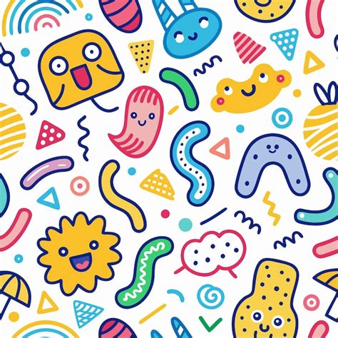 Premium Vector Scribble Colorful Line Elements
