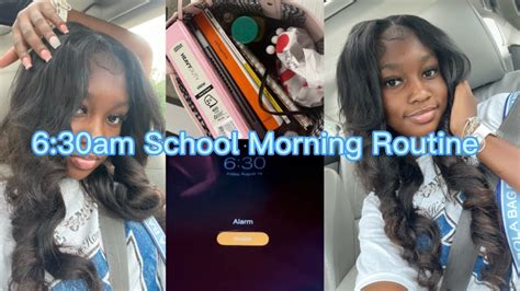 My 630am Real Highschool Morning Routine Grwm Youtube