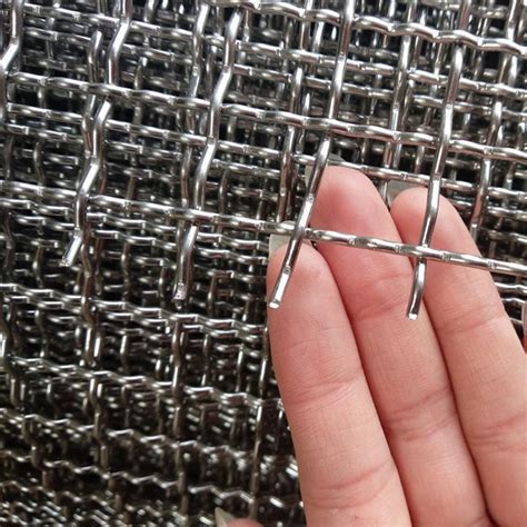 High Carbon Steel Crimped Woven Wire Mesh Vibrating Screen Mesh