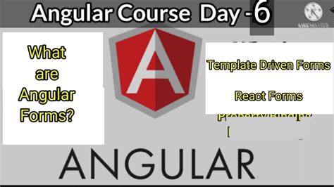 Angular Course Day Angular Forms Template Driven Forms Reactive Forms YouTube