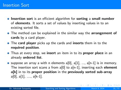 Searching And Sorting Algorithms Ppt