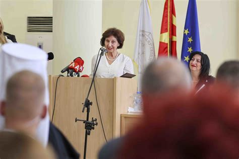 Претседателката Сиљановска Давкова се обрати на отворањето на 57 Летна школа на Меѓународниот