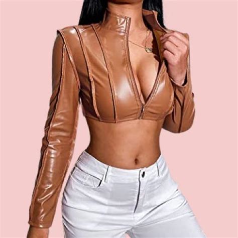 Sexy Leather Jacket Airborne Jacket