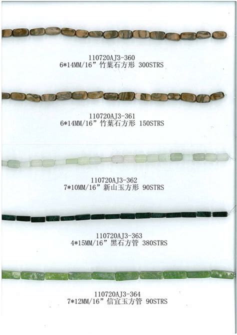 Bead Strings Mixed Stones Fancy Shape 91 Advance Jewel