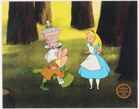 Walt Disneys Alice In Wonderland Le 11x14 Animation Serigraph Cel