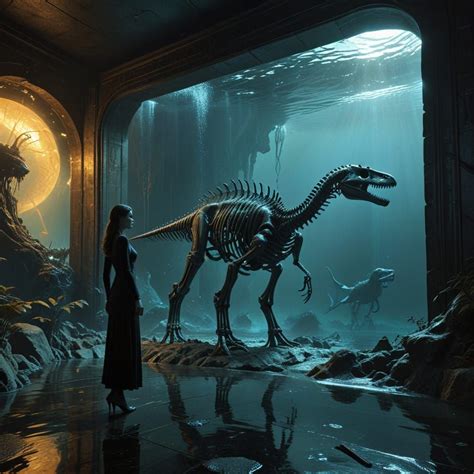 Saurus Majestic Plesiosaurus Skeleton Emerges From Futuris