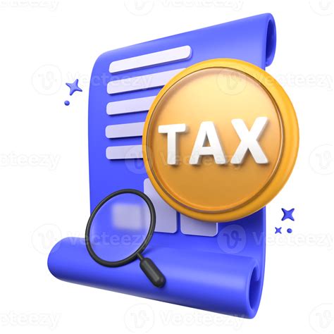 Tax Research Of 3d Illustration Writing List Diagram Paper