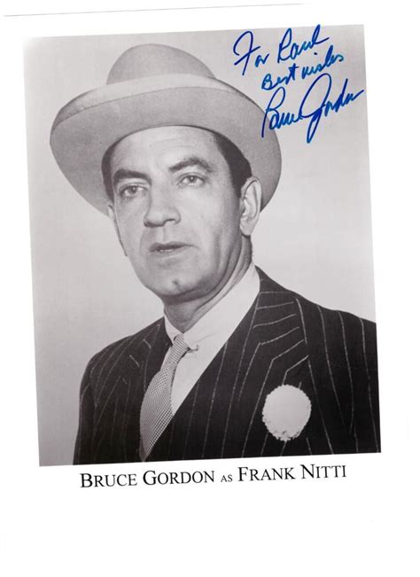 The Untouchables Bruce Gordon Signed Photo