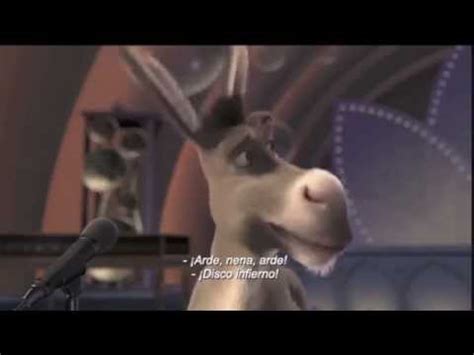 Shrek 2 Donkey Singing Disco Inferno YouTube