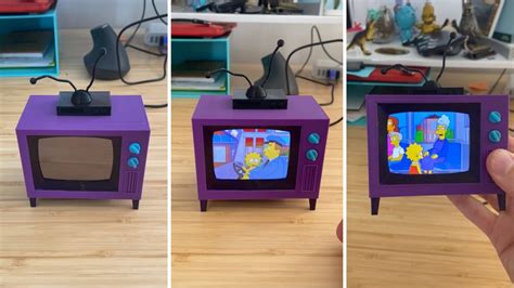 This Tv Plays Simpsons Episodes At Random And Its Also Really Tiny