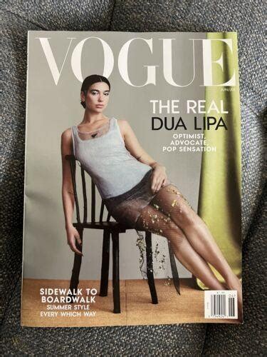 Vogue Magazine Junejuly 2022 Dua Lipa Real Summer Style New 4545942065