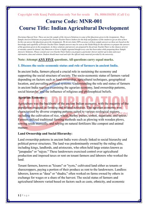 IGNOU MNR 001 SOLVED ASSIGNMENT 2024 ENGLISH MEDIUM