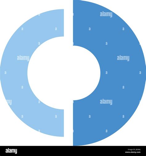 Half Doughnut Chart Stock Vector Image Art Alamy