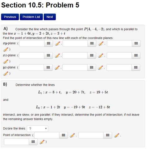 Solved Consider The Line Which Passes Through The Point P4