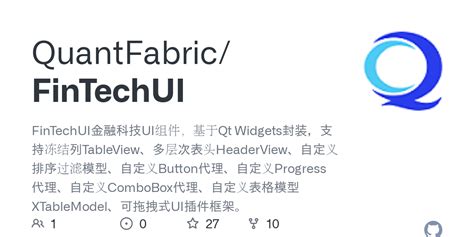 Github Quantfabric Fintechui Fintechui Ui Qt Widgets Tableview Headerview