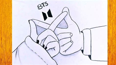Dibujo Simple Con Bts Logo Cómo Dibujar Bts Simple Y Fácil Youtube