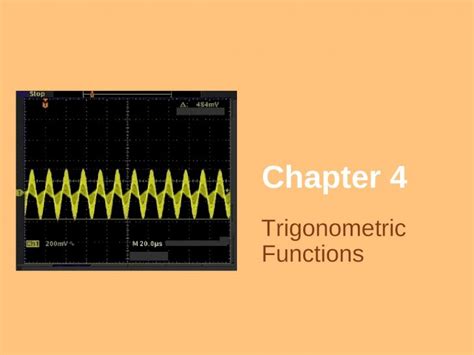 Ppt Chapter 4 Trigonometric Functions Angles Trigonometry Means