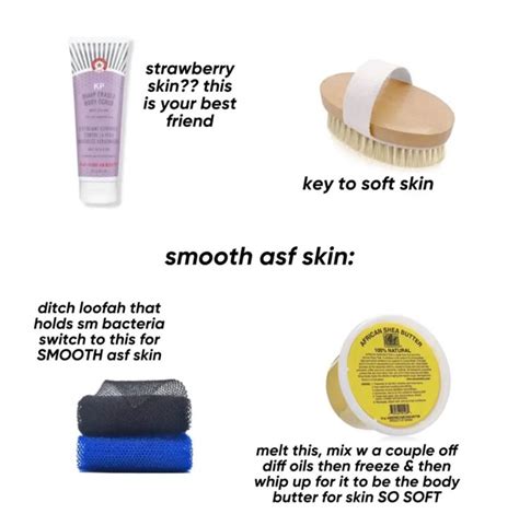 Products To Get Smooth Skin 🩵 Body Care Routine Basic Skin Care