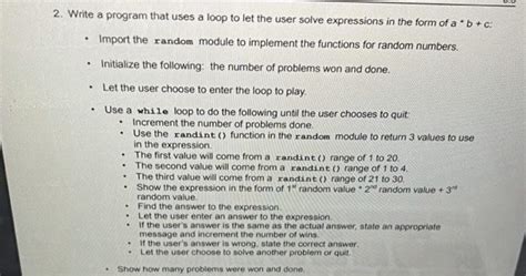 Solved Need Answer In Phyton Asap Please Be Extreme