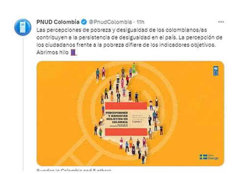Colombia Está Inmersa En Una Trampa De Pobreza Y Desigualdad Pnud
