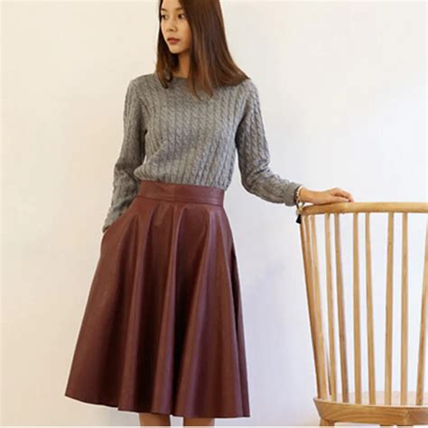 Online Buy Wholesale Long Leather Skirts From China Long Leather Skirts