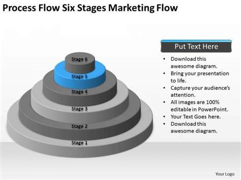 Process Flow Six Stages Marketing Ppt Business Continuity Plan Sample Powerpoint Templates
