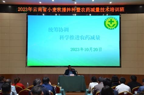 全省小麦秋播拌种暨农药减量技术培训班在昆明市石林县举办 云南省农业农村厅
