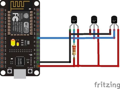 Ds B With Esp Nodemcu And Display Readings On Oled