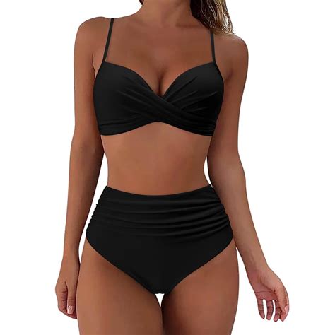 Generic 2025 New Split High Waist Sexy Swimwear Small Breasts Ladys