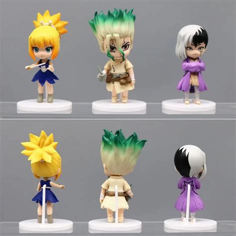 Drstone Anime Action Figures 10cm Pvc Models Ishigami Senkuu Asagiri