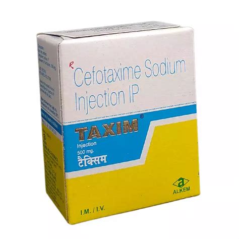Taxim 500mg Injectoin Jeevandip
