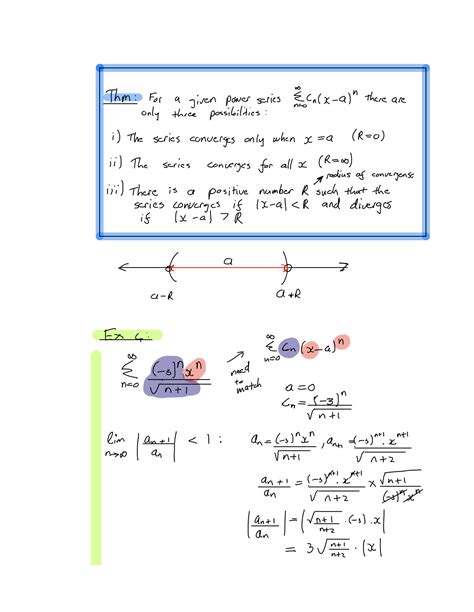 SOLUTION Power Series Notes Studypool