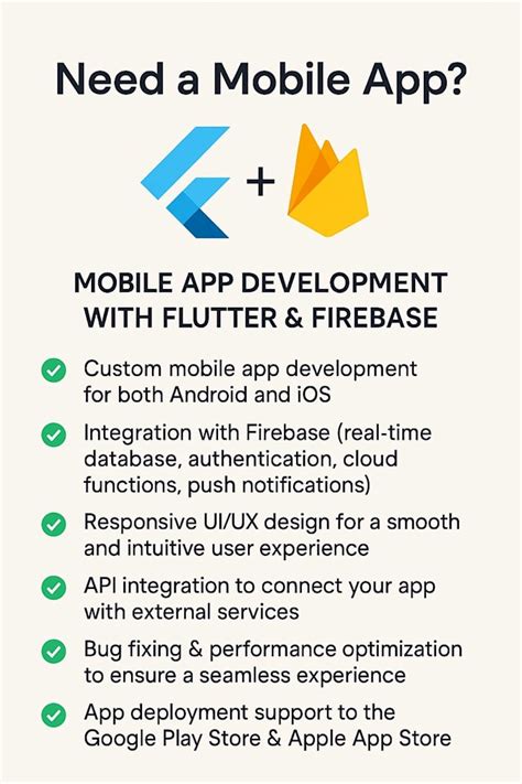 Mobile App Development With Flutter And Firebase By Ossamabellmir Fiverr