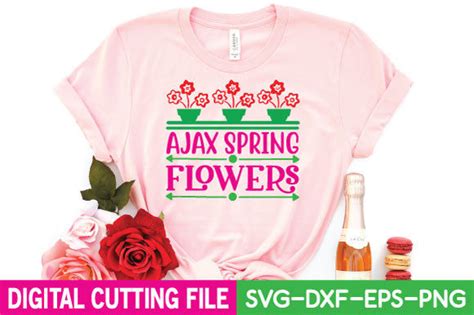 Ajax Spring Flowers Svg Graphic By Craftstore · Creative Fabrica