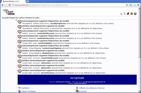PhpLDAPAdmin Modèle Affichage EjnTricks