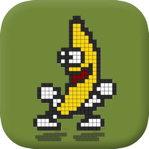 8 Bit Pixel Art Grid