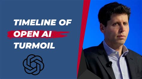 Timeline Of Open Ai Turmoil