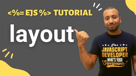 Ejs Bangla Tutorial 5 Layout Youtube