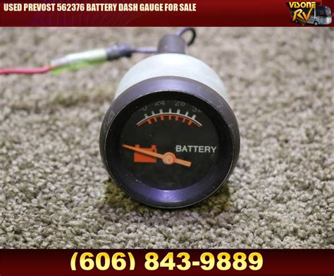 rv components used prevost 562376 battery dash gauge for sale motorhome