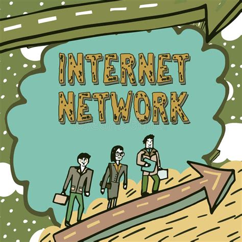 Sign Displaying Internet Network Internet Concept Etermines How It