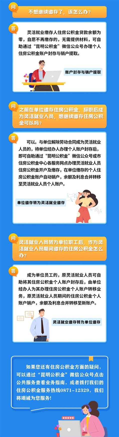 昆明市灵活就业人员如何缴存住房公积金？