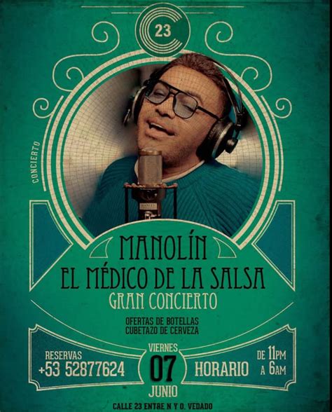 La Papeleta Manolín El Médico De La Salsa En Concierto