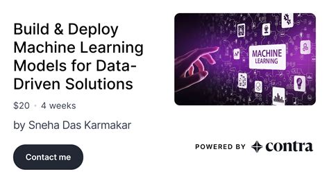 Build Deploy Machine Learning Models For Data Driven Solutions By Sneha Das Karmakar
