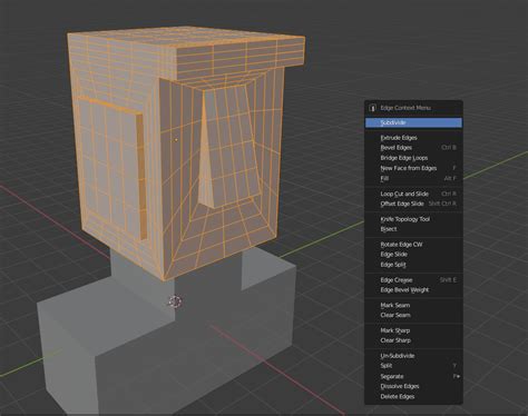 Modeling Modelling With Subdivide Blender Stack Exchange