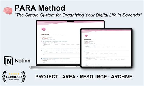 Para Method For 10 By Oriol Sesac Productivity Notion Template