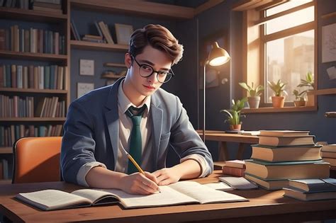 Premium Ai Image Exams Concept Illustration