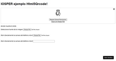 React Qr Barcode Scanner Forked Codesandbox