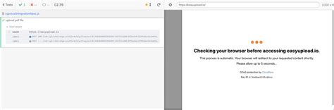 unable to visit a site using cypress getting access denied · issue