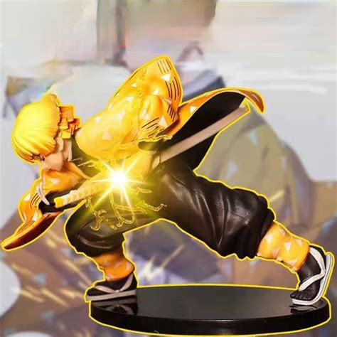 Demon Slayer Agatsuma Zenitsu Action Figures Thunderclap And Flash