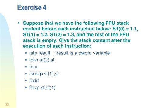 PPT Floating Point Representation And Instructions PowerPoint